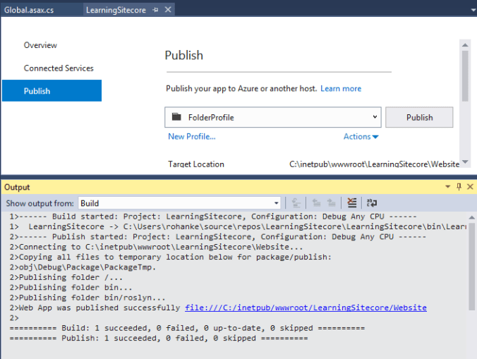 Integrating Visual Studio solution and Sitecore instance | Sitecore Diaries