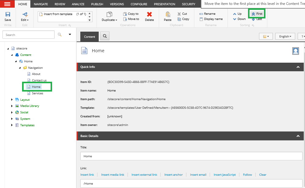 What is template and how to create it? | Sitecore Diaries