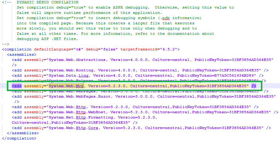 How to resolve the error related to System.Web.Mvc dll version ...