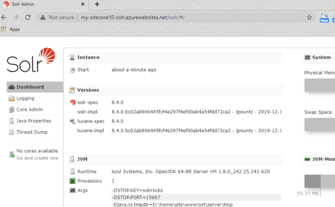 Setting up SOLR in cloud as an App Service | Sitecore Diaries